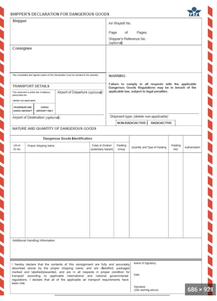 Check list - Aviation DG Training School